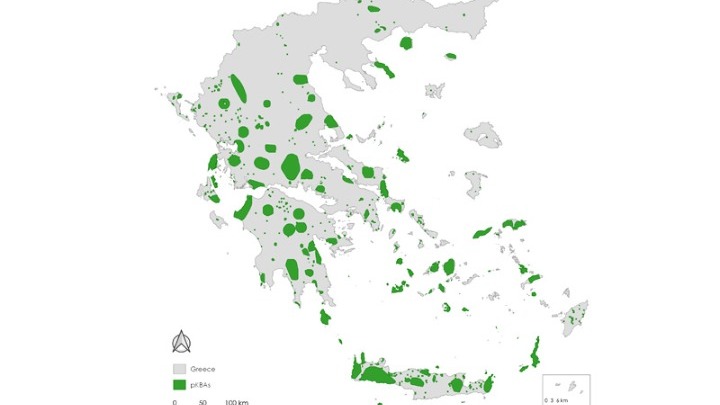 Καίριες Περιοχές Βιοποικιλότητας της Ελλάδας